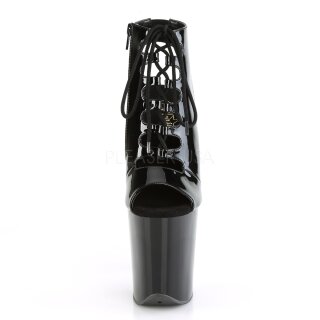 Pleaser FLAMINGO-800-20 - Patent Black | Crazy-Heels