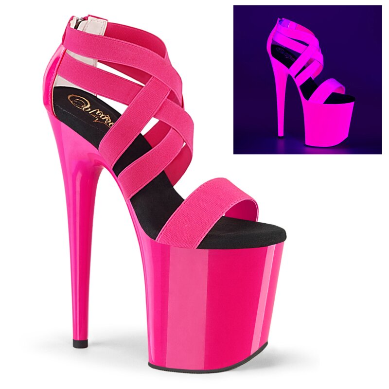 Pleaser BEJEWELED-808RRS - Baby Pink | Crazy-Heels