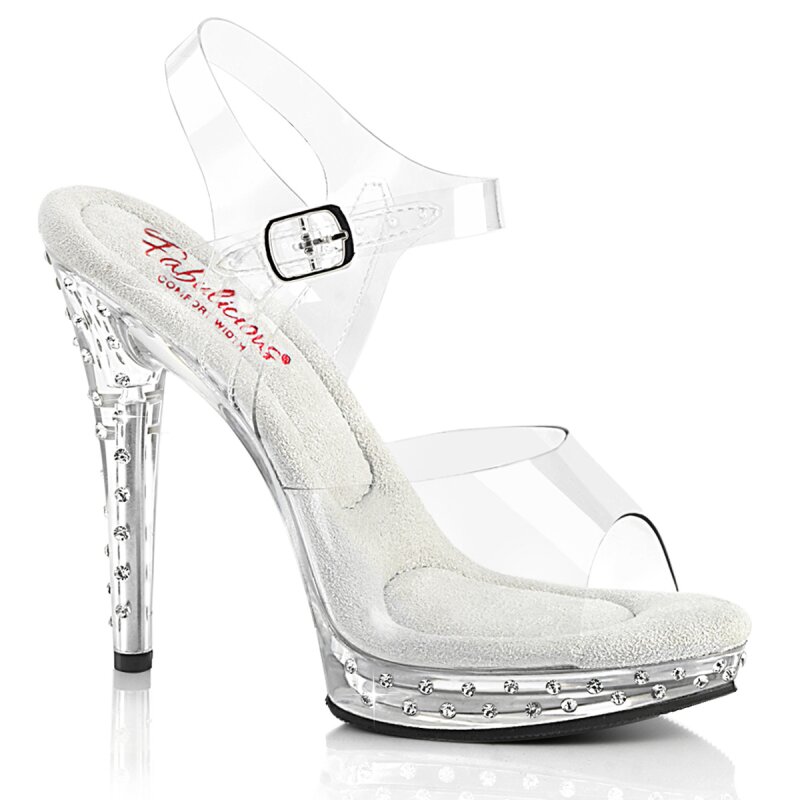 Fabulicious GLORY-508SDT - Clear/Clear | Crazy-Heels
