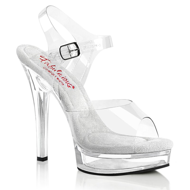 Fabulicious MAJESTY-508 - Clear/Clear | Crazy-Heels