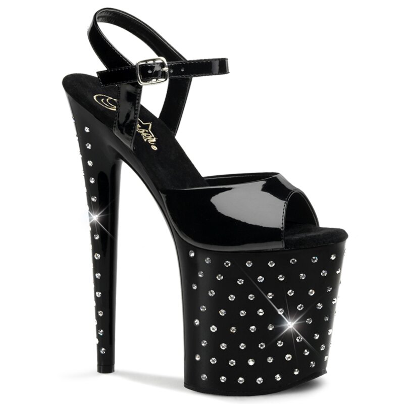 Pleaser STARDUST-809 - Schwarz | Crazy-Heels