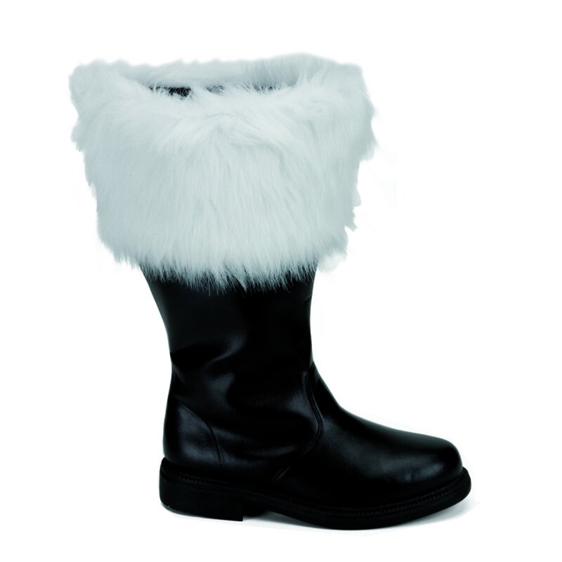 Santa Boots SANTA-106WC - Black, Funtasma