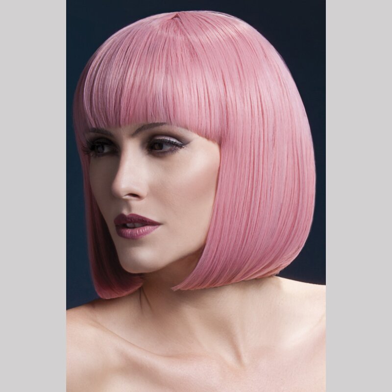 Bob Wig ELISE, medium length - Pastel Pink, Fever