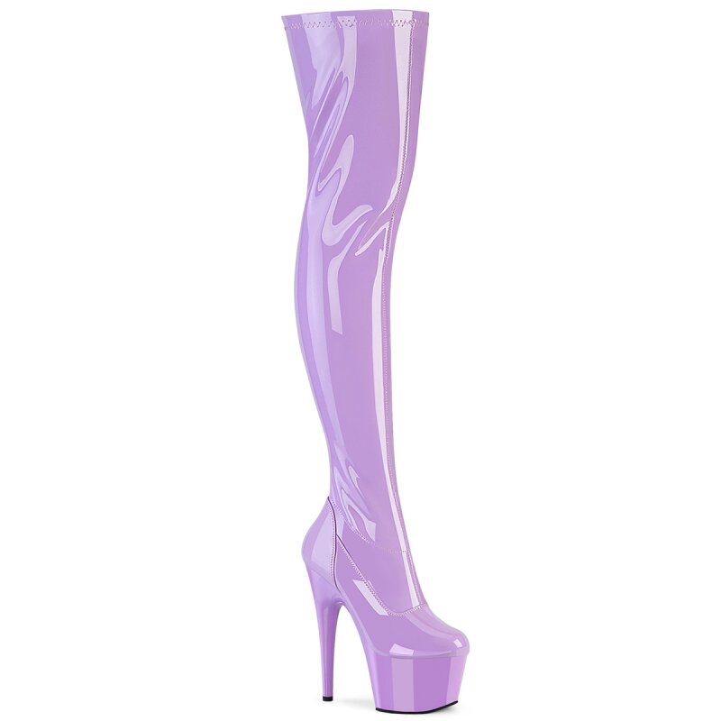 Pleaser FLAMINGO-3020GP - Glitter Lila | Crazy-Heels
